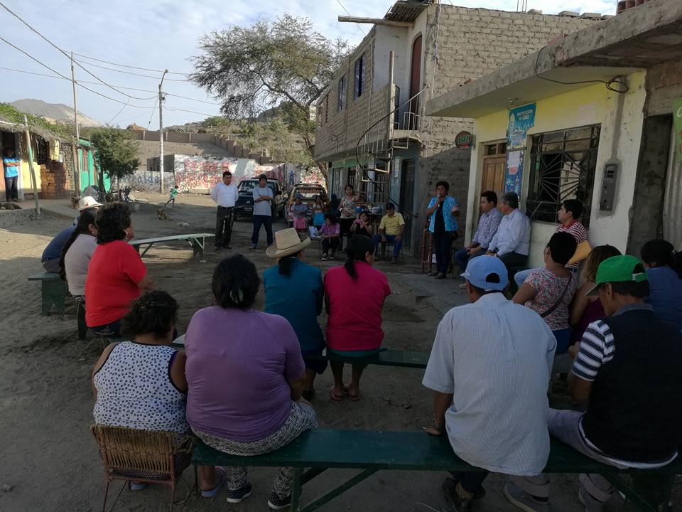 Alcalde de Santa visitó el Centro Poblado de Río Seco.